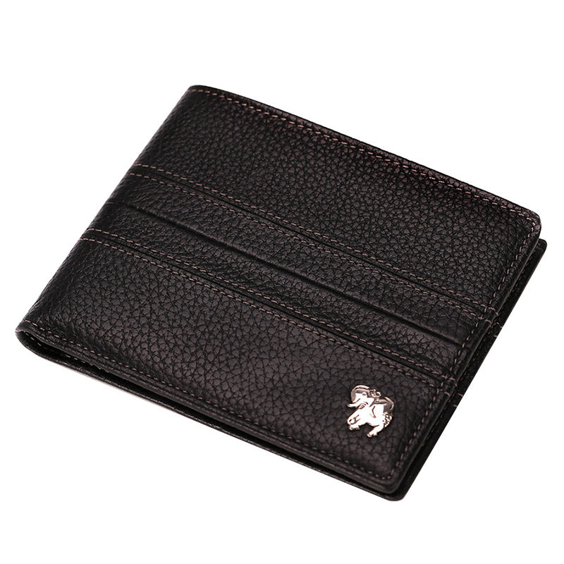 Elephant Garden Men's Leather Slim Bi-fold Wallet - W74205 – ELEPHANT ...